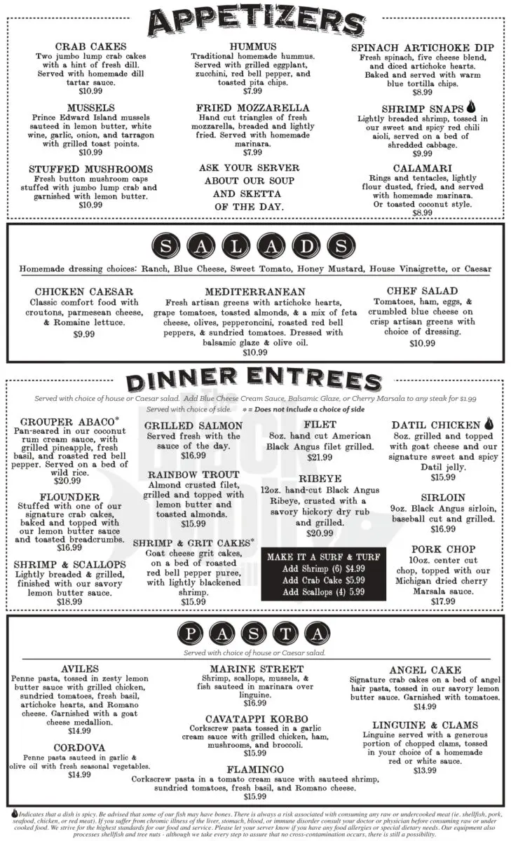 black molly restaurant menu: A Comprehensive Guide to St. Augustine's ...